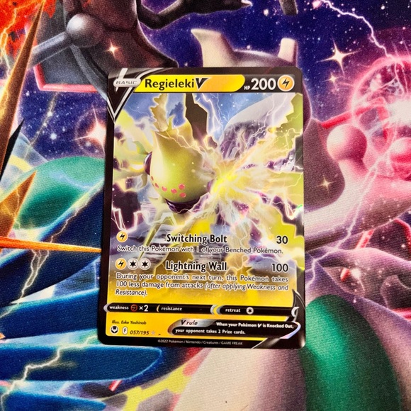 Pokemon | Other | Pokemon Regieleki V Card Silver Tempest | Poshmark